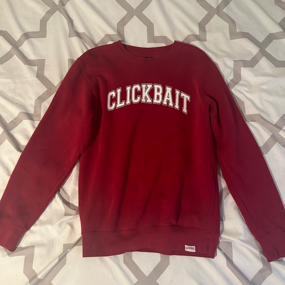Sweaters | David Dobrik Clickbait Crew Neck Merchandise | Poshmark